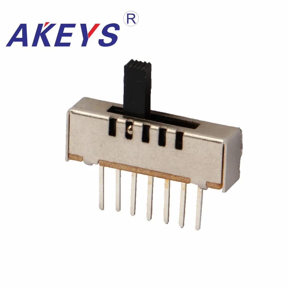 20PCS-SS-15E01-Single-pole-five-throw-5-position-slide-switch-7-pin ...