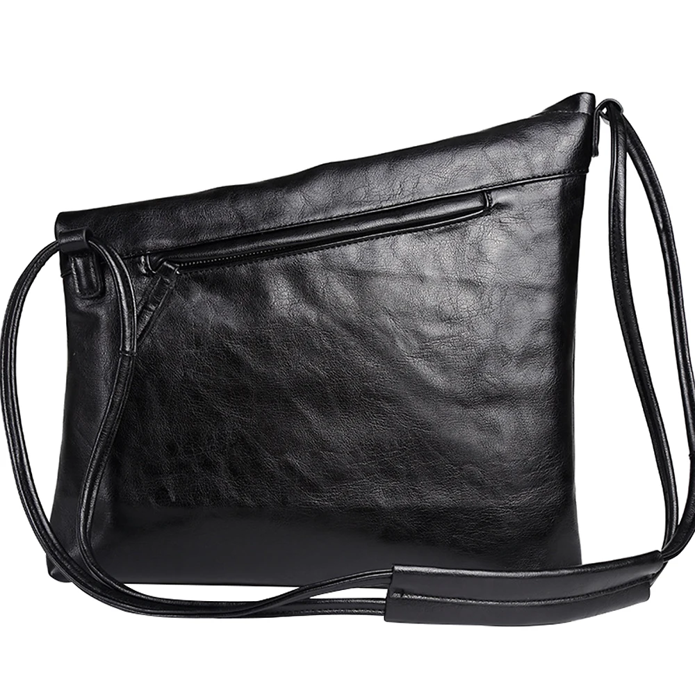 Large Leather Crossbody Messenger Bag For Men | semashow.com