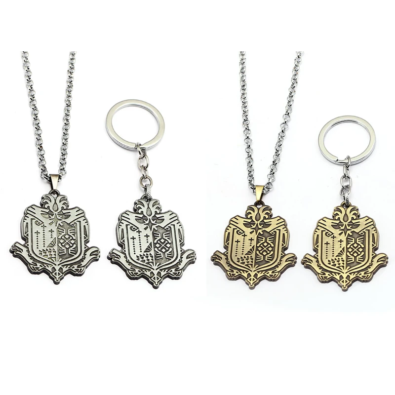 Game Jewelry Keychain Hunter Women Necklace World Guild Logo Keyring ...