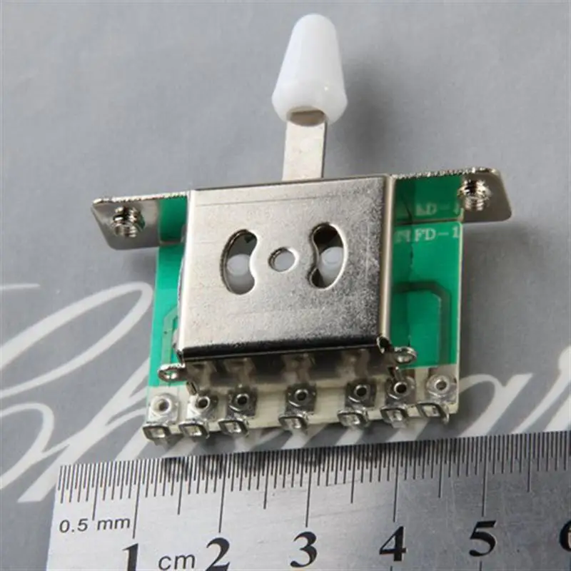 5 Way Blade Selector Switch White Knob For Strat Electric Guitar ...