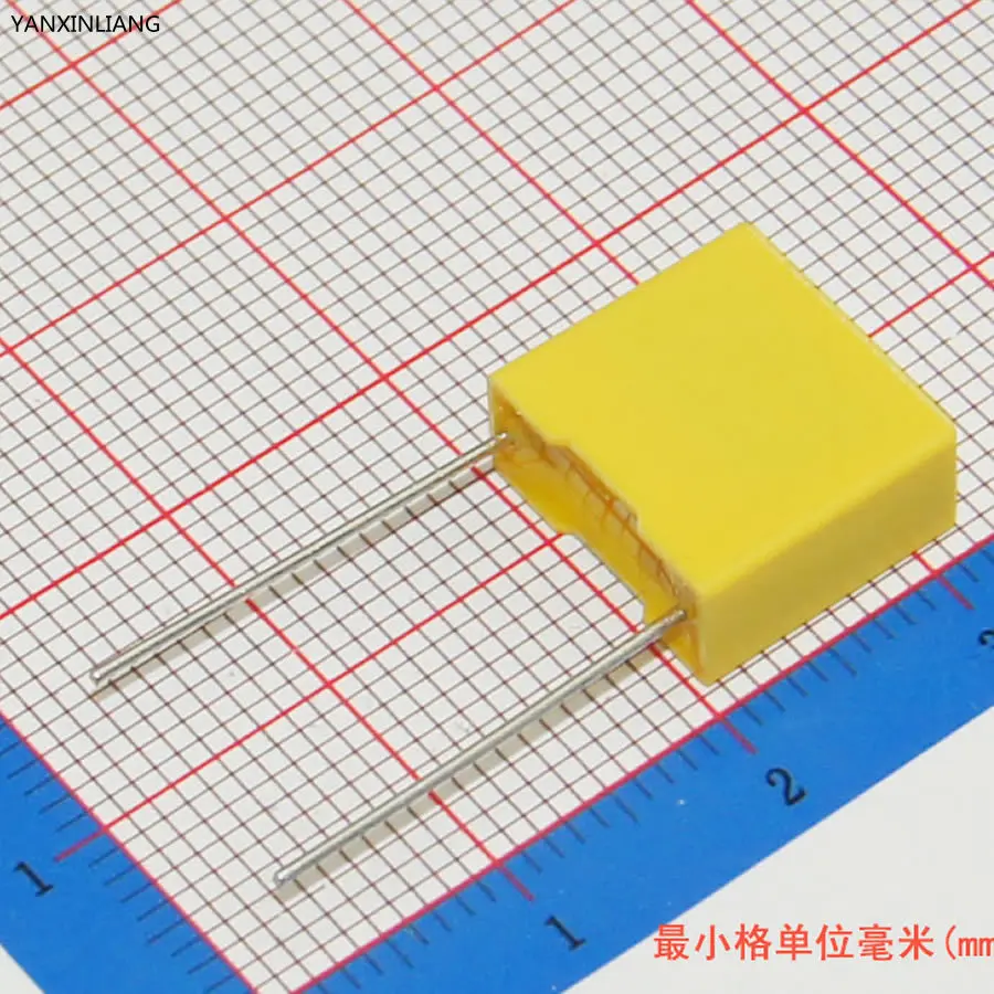 0.1uF 10pcs capacitor X2 capacitor 275VAC Pitch 10mm X2 Polypropylene ...