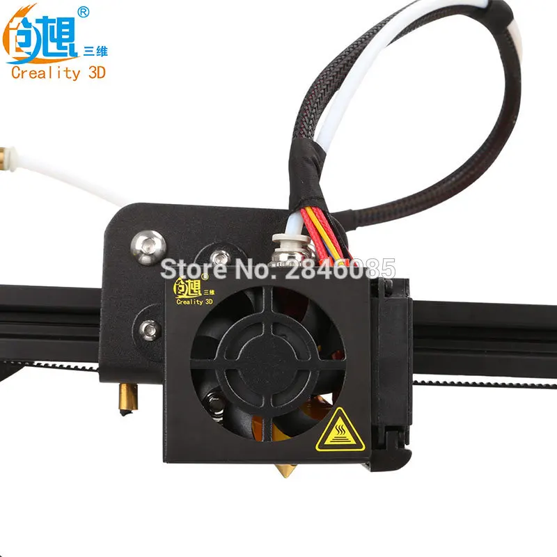 Creality 3D Full Assembled Extruder Kits With 2PCS Fans Fan Cover Air ...