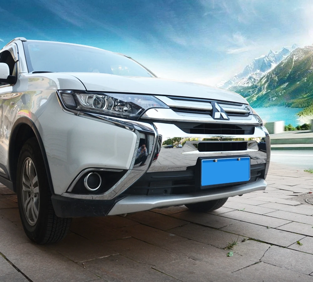 MONTFORD For Mitsubishi Outlander 2016 2017 2018 ABS Chrome Front ...
