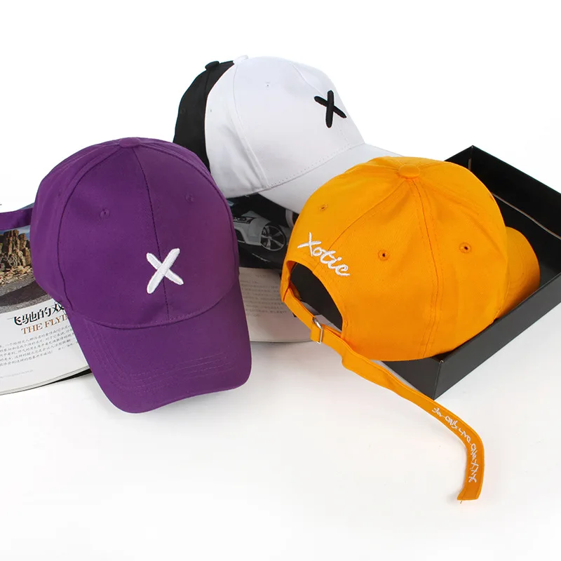 New Letter X Embroidered Snapback dad Hats bone Baseball Cap with Long ...