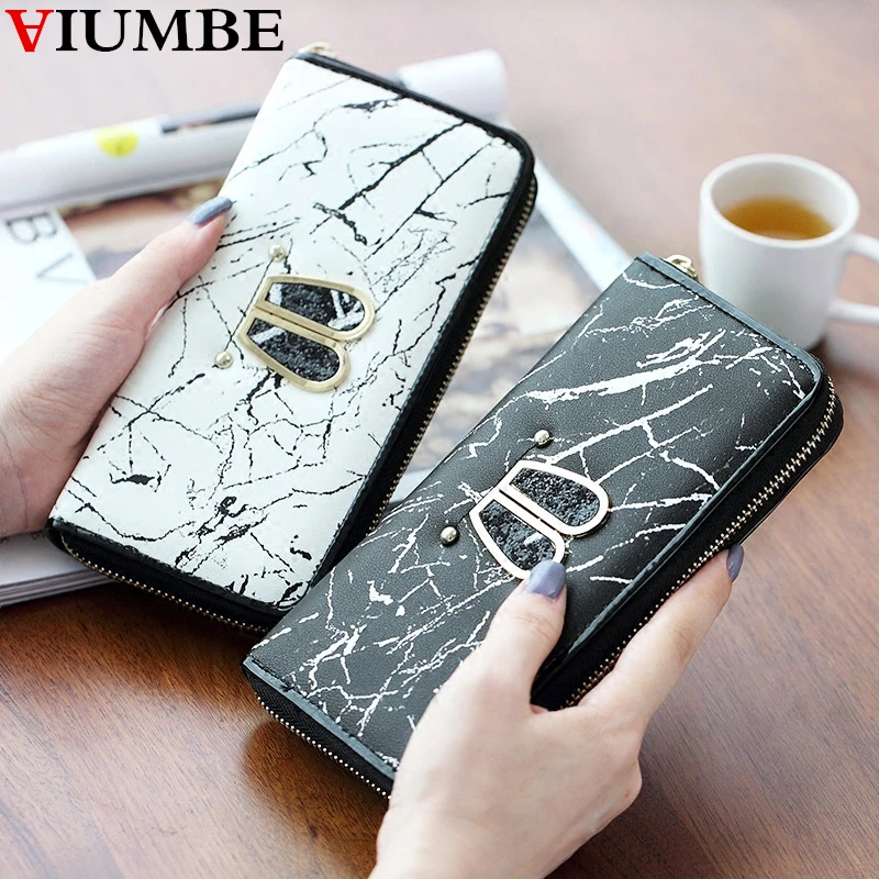 Fashion Leather Women Wallets Cartoon Cute Rabbit Ear Animal Print Lady ...
