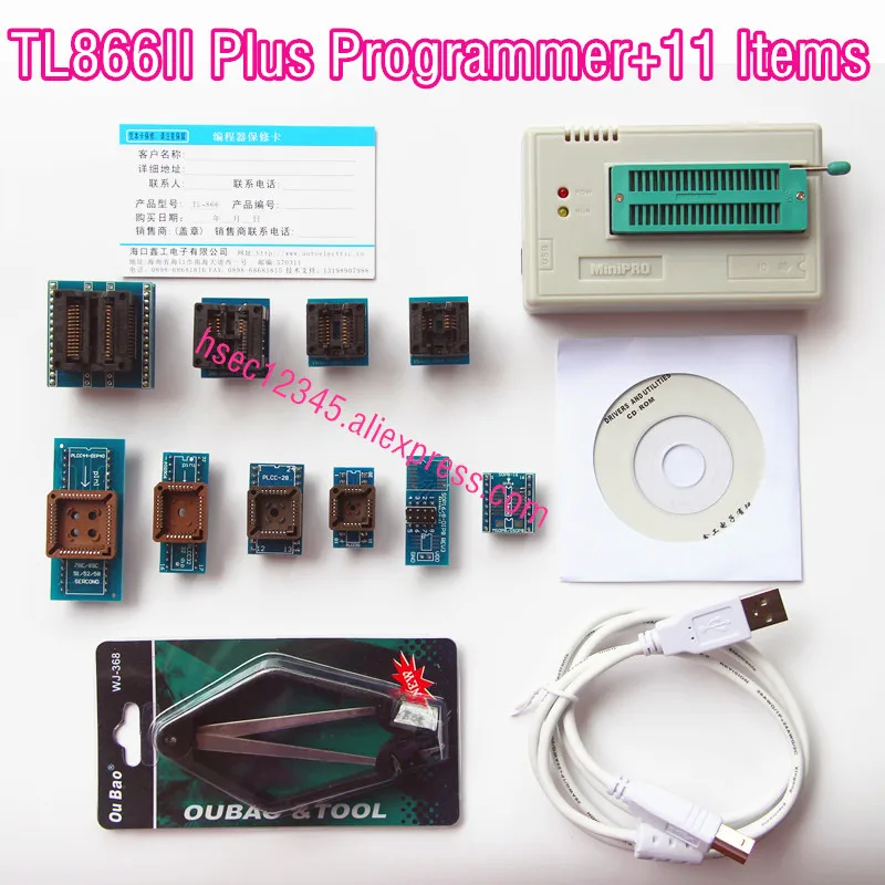 XGecu programador USB Universal 100% Original MiniPro TL866II Plus ...