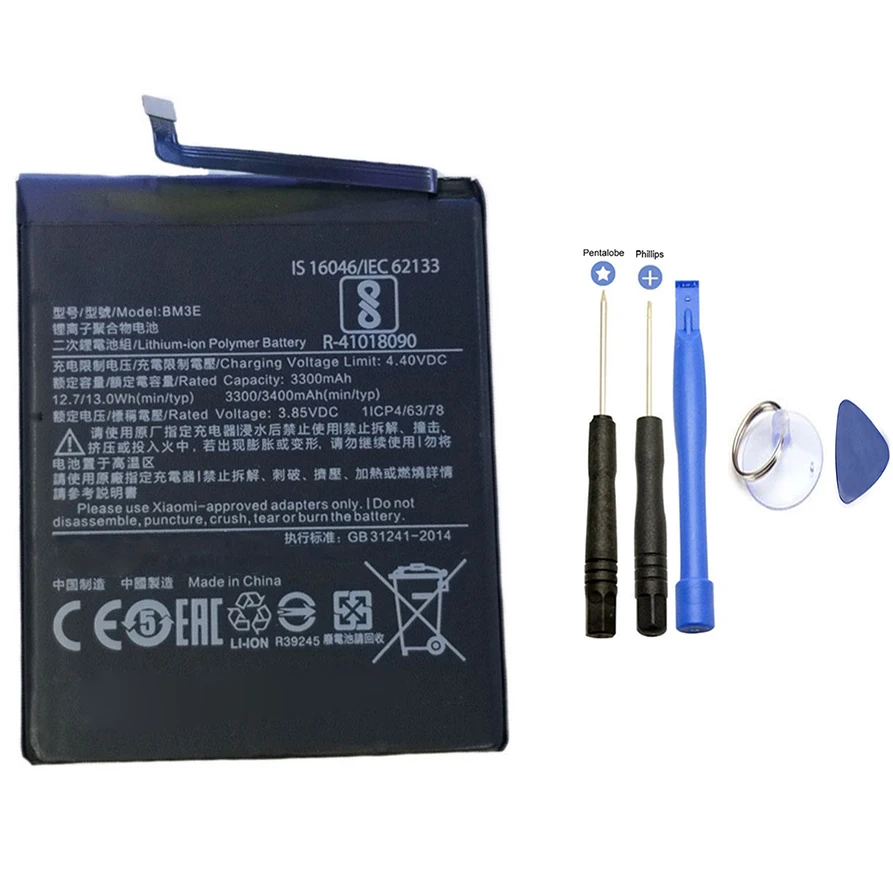 Batería de teléfono BM3E para Xiaomi Mi 8 Mi8 M8, batería de repuesto ...