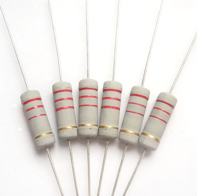 3 w 2.2 k ohm 2k2 ohm 2200 ohm 100% Original Novo Fixo Resistor de ...