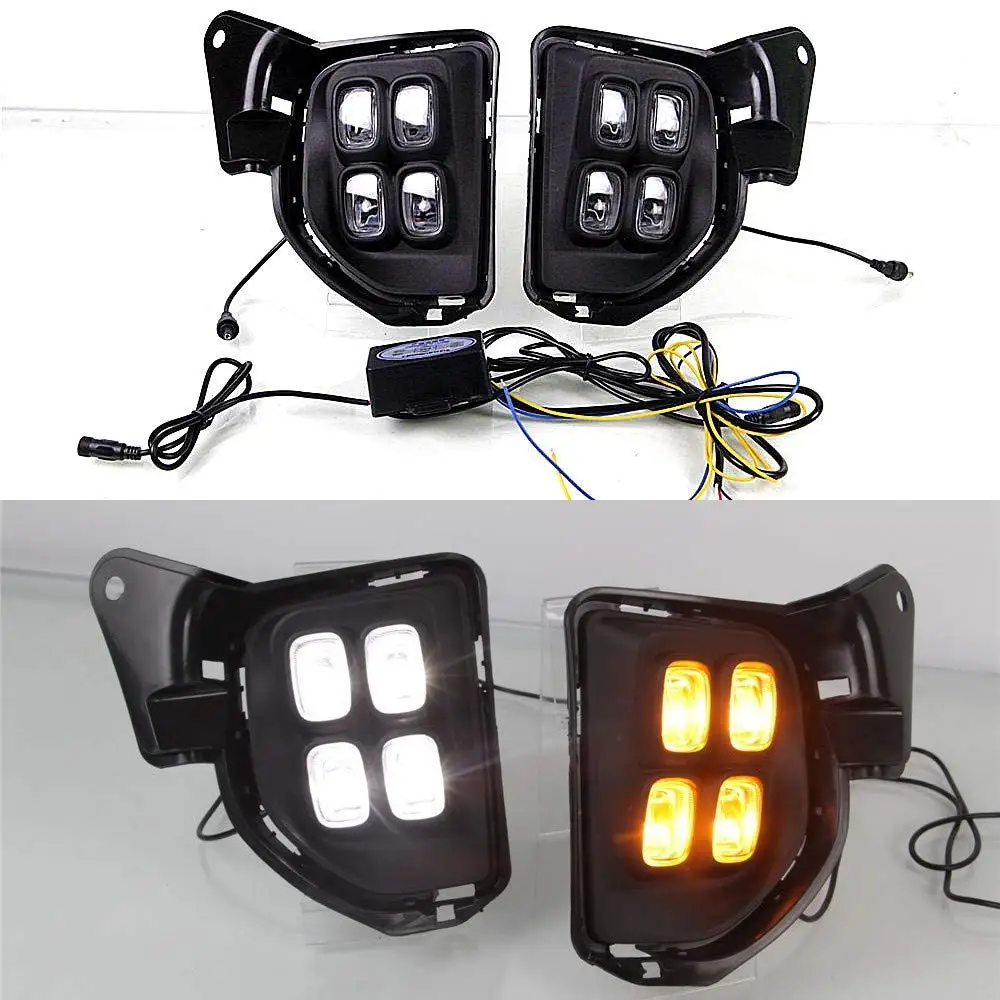 LED-Daytime-Running-Lights-DRL-for-Toyota-Hiace-2014-2018-6000K-4LEDs ...