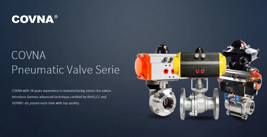 Válvula de mariposa neumática de fundición Tipo 2 galleta en pulgadas ...