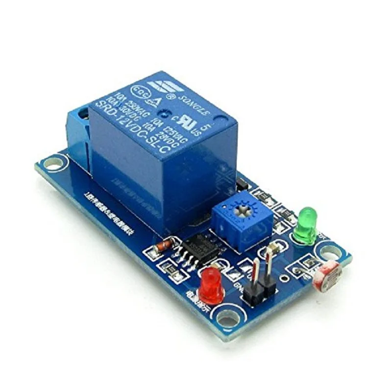 12v Light Control Switch, Light Resistance Plus Relay Module, Light ...