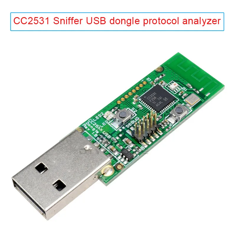 USB Sniffer Dongle Protocol Analyzer Module CC2531 Sniffer Packet ...
