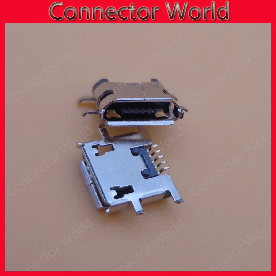 10-500pcs/lot MICRO MINI USB Charging Port Charger jack socket 5 pin ...