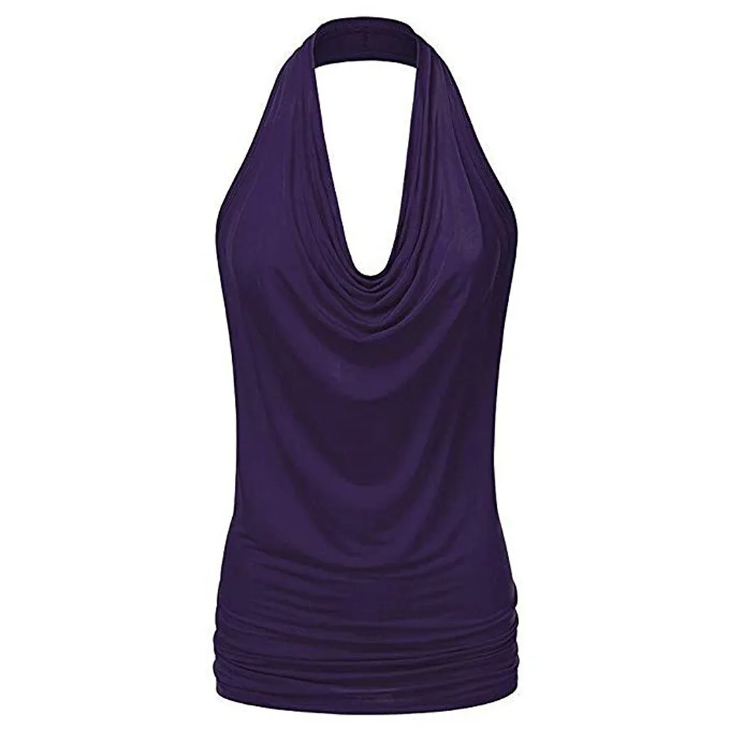 Feitong/Для женщин сексуальный Холтер Пелерина воротник-хомут бак с ...