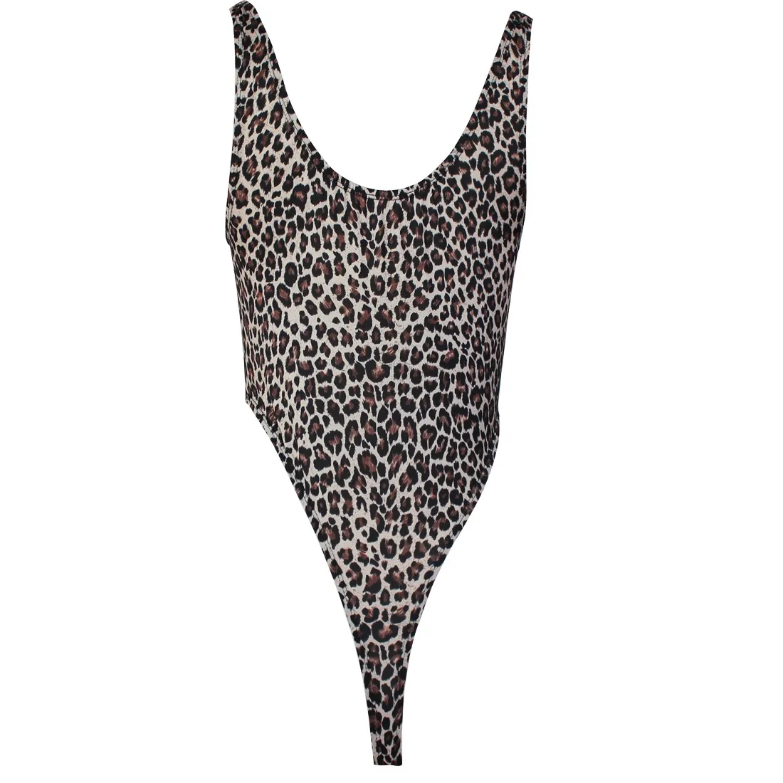 Sexy-Women-Leopard-Swimwear-Sleeveless-One-Piece-Swimsuit-High-Cut ...