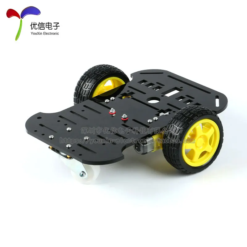 Intelligent car chassis robot obstacle avoidance car tracking vehicle 2 ...