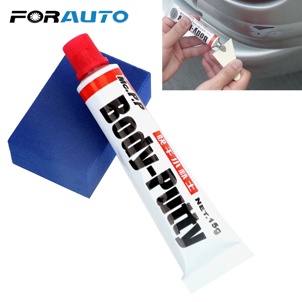 Forauto 스크래치 필러 페인팅 펜 어시스턴트 자동차 스크래치 수리 키트 차체 퍼티 케어 부드러운 수리 도구 수리 프로