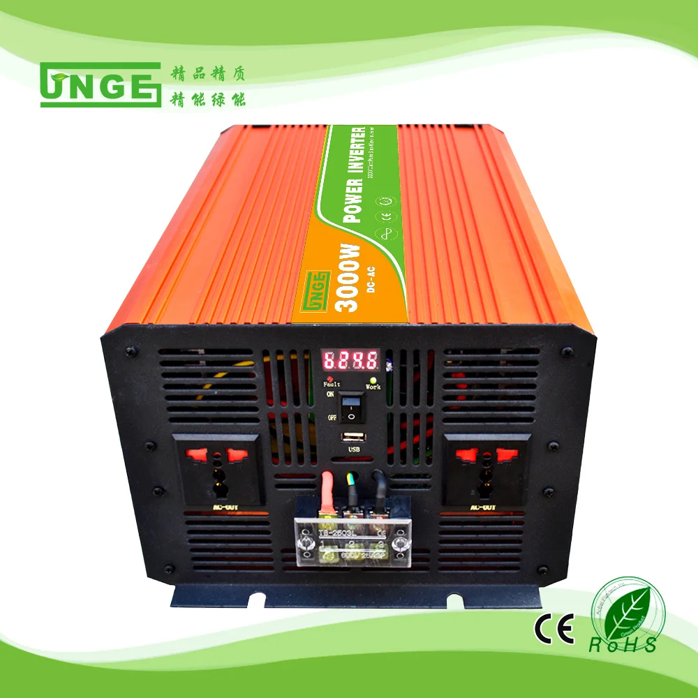 Peak Power 6000W pure sine wave off grid inverter 3000W|Solar Inverters ...