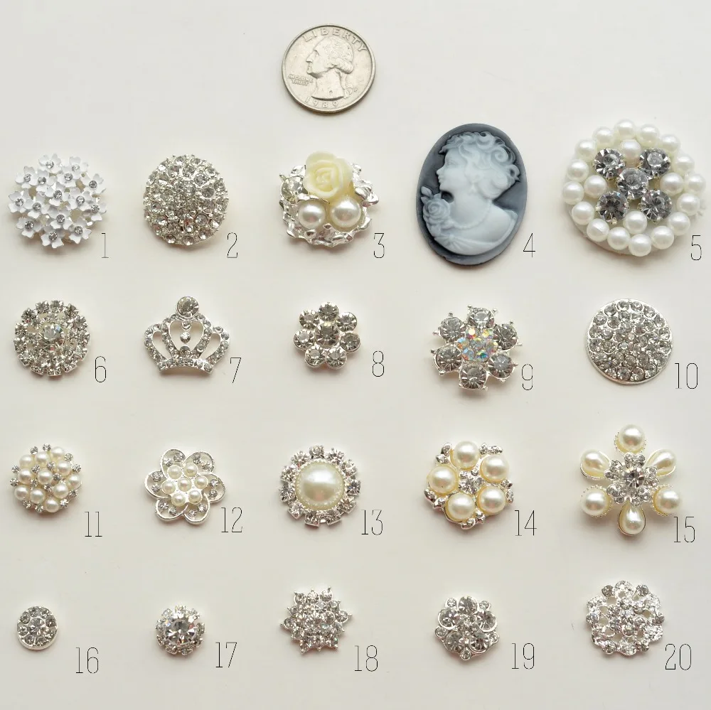 Iron Cleaner 50pcs Buttons Rhinestone Crystal Buttons Bright Craft ...