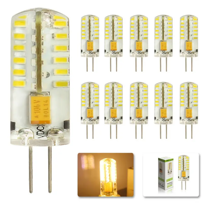 10Pcs/lot G4 LED Light Bulb 4W g4 led capsule LED Spot Light Bulb Lamp ...