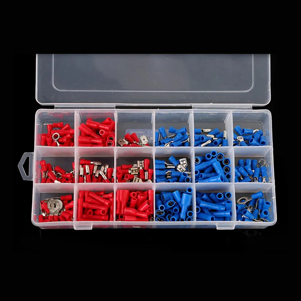 400pcs Crimp Connectors Electrical Crimp Terminals with Different Sizes ...
