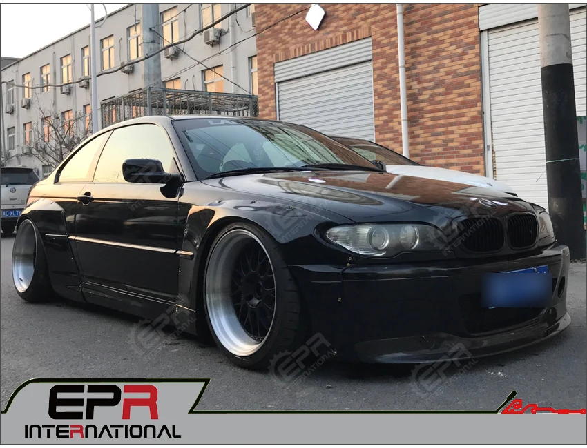 For BMW E46 Coupe M3 Only RB Style FRP Glass Fiber Wide Body Kit ...