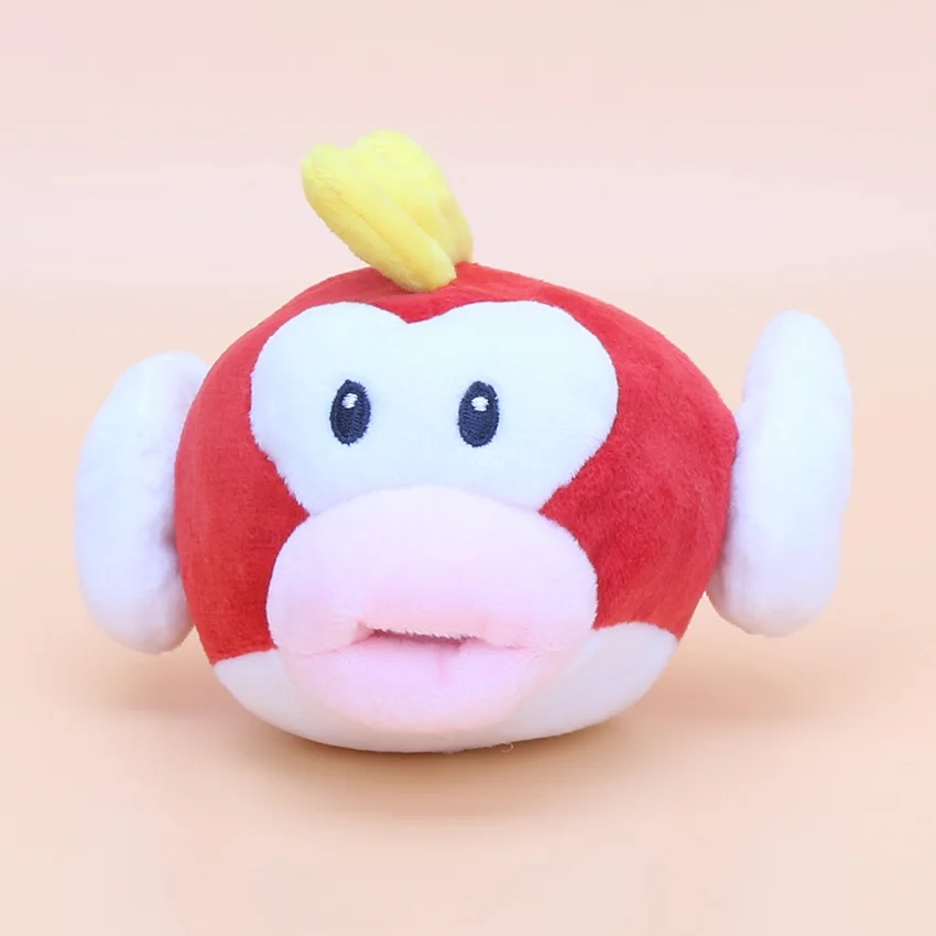 16cm Super Mario Bros boo ghost Shy Guy Flying Fish Birdo Plush Stuffed ...