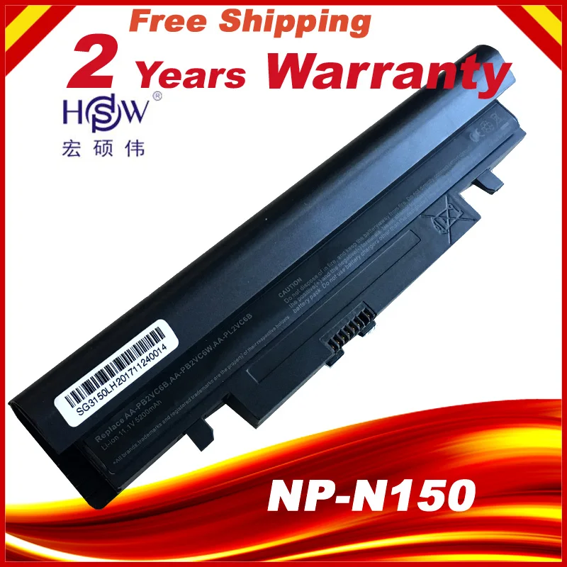Laptop Battery For Samsung N100 N143 N145P N148 N150 N250 N260 AA ...