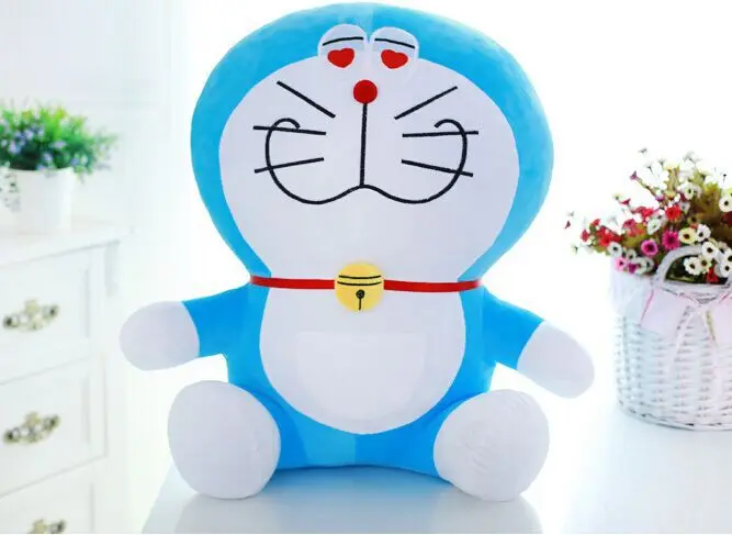 small cute doraemon toy stuffed lovely heart eyes doraemon doll perfect ...