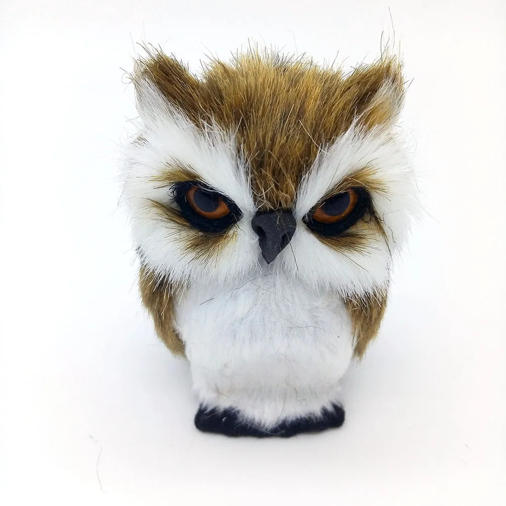 Aliexpress.com : Buy Artificial Animal 10x5cm Owl Toy Fur& Polyethylene ...