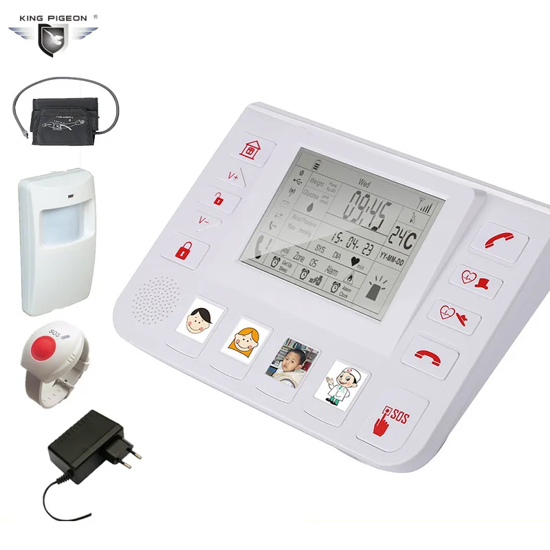 Gprs Gsm Home Security System With Blood Pressure Meter Telecare ...