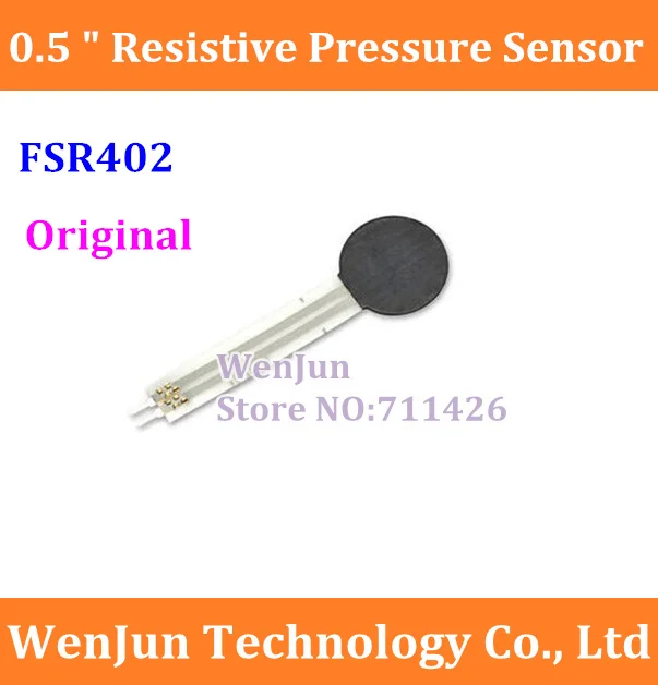 Original 0.5 " Resistive Pressure Sensor FSR402 Force Sensing Resistor ...