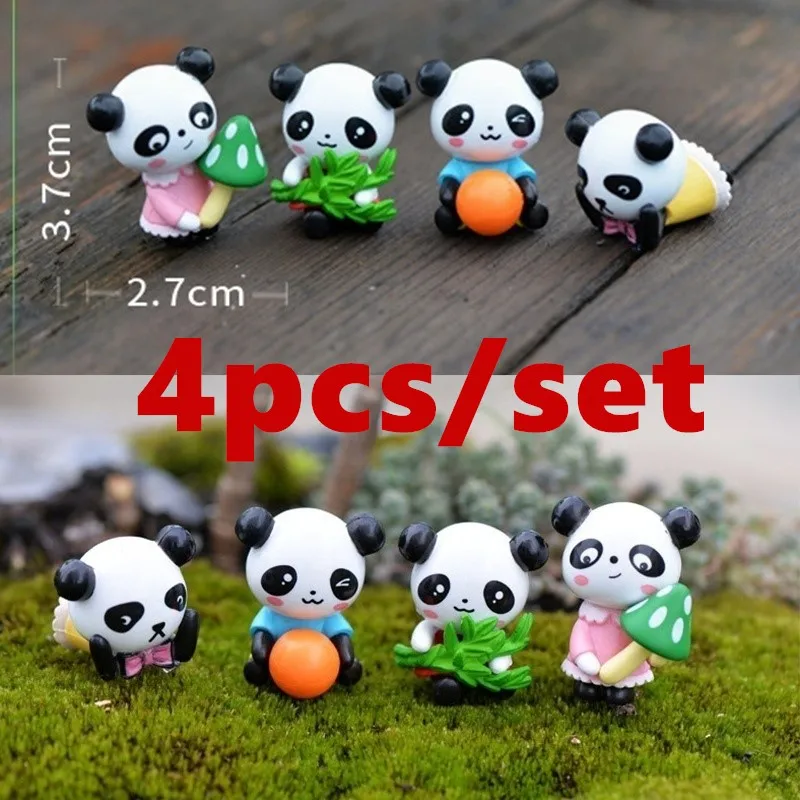 4pcs-lot-Cute-Mini-Panda-Animal-Figurines-Dollhouse-Toys-Miniatures ...