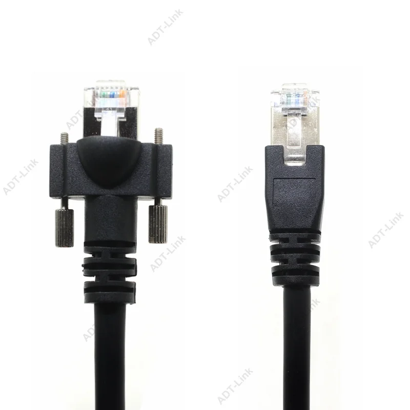 RJ45 RJ45 GIGE 케이블, 스크류 마운트 기가비트 이더넷 산업용 디지털 카메라 케이블 유연성 정적 환경 사용|데이터 ...