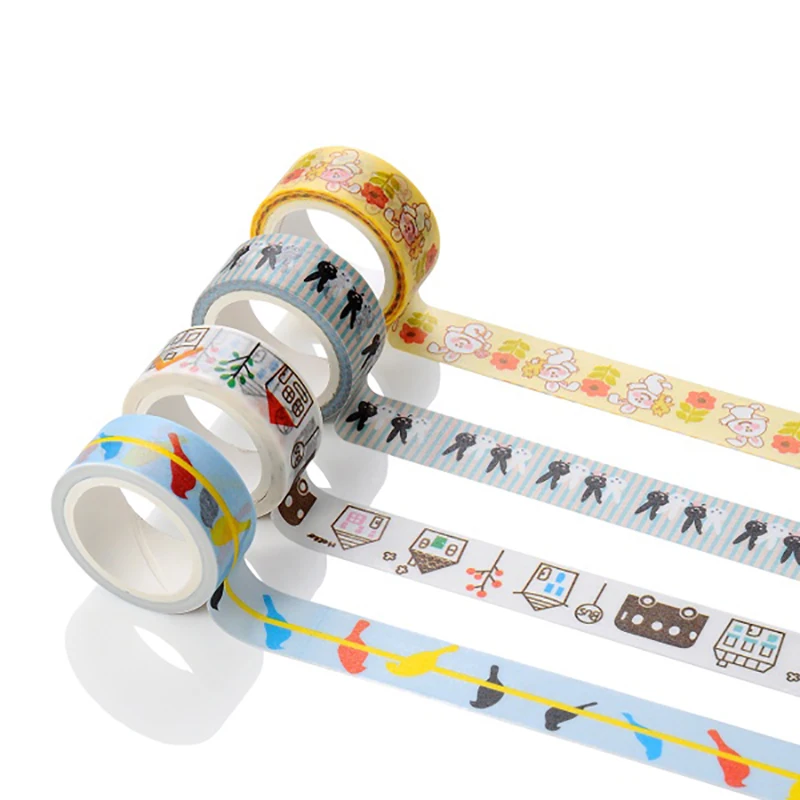 32pcs/lot 15mm*5m high quality lovely designs DIY colorful washy tape ...