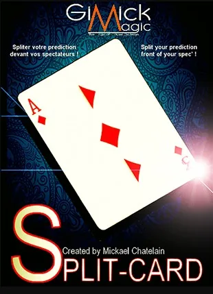 Split Card by Mickae Chatelain Magic tricks|Magic Tricks| - AliExpress