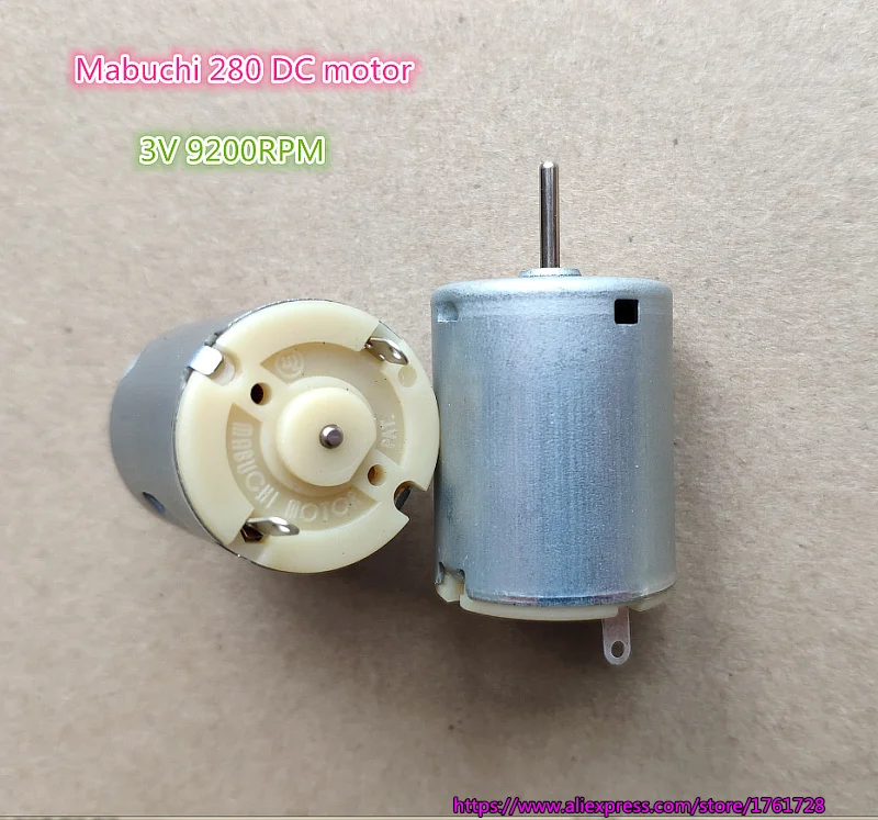 3pcs/lot! Brand new Mabuchi RE 280RA 2865 1.5V 3V 9200RPM 280 DC motor ...
