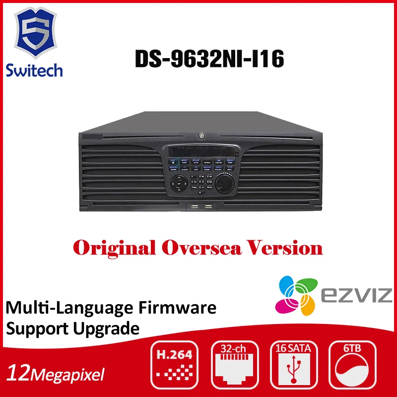 HIKVISION nvr DS 9632NI I16 Original English Version NVR 32ch 16SATA ...