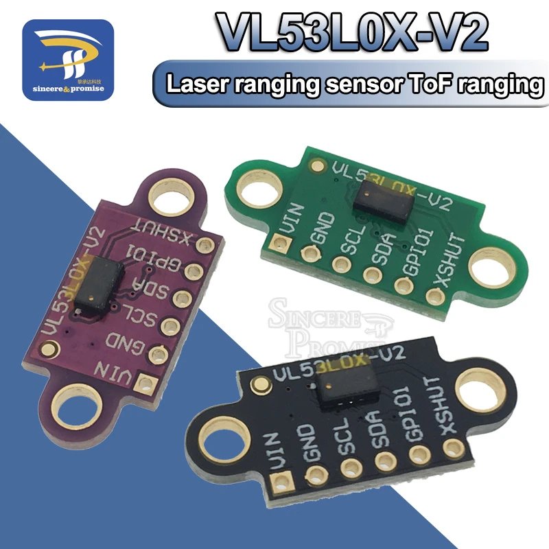 Autres 3Pcs CJMCU-VL53L0X Laser ToF Time-of-Flight Ranging Sensor ...
