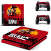 Red Dead Redemption 2 Skin Sticker for PlayStation 4 Console and ...
