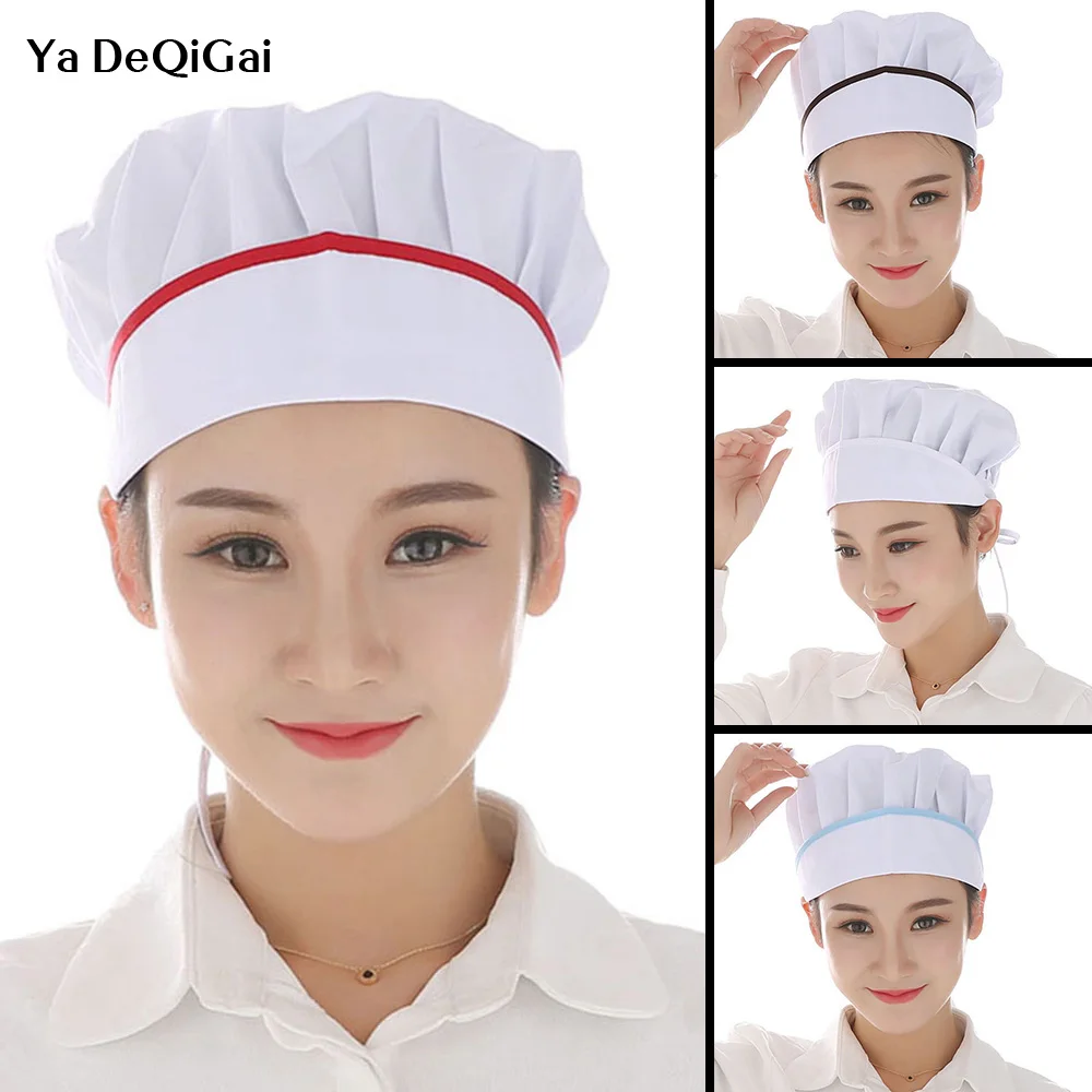 Men Women Breathable Working Caps Cafe Bar Kitchen Restaurant Hotel ...