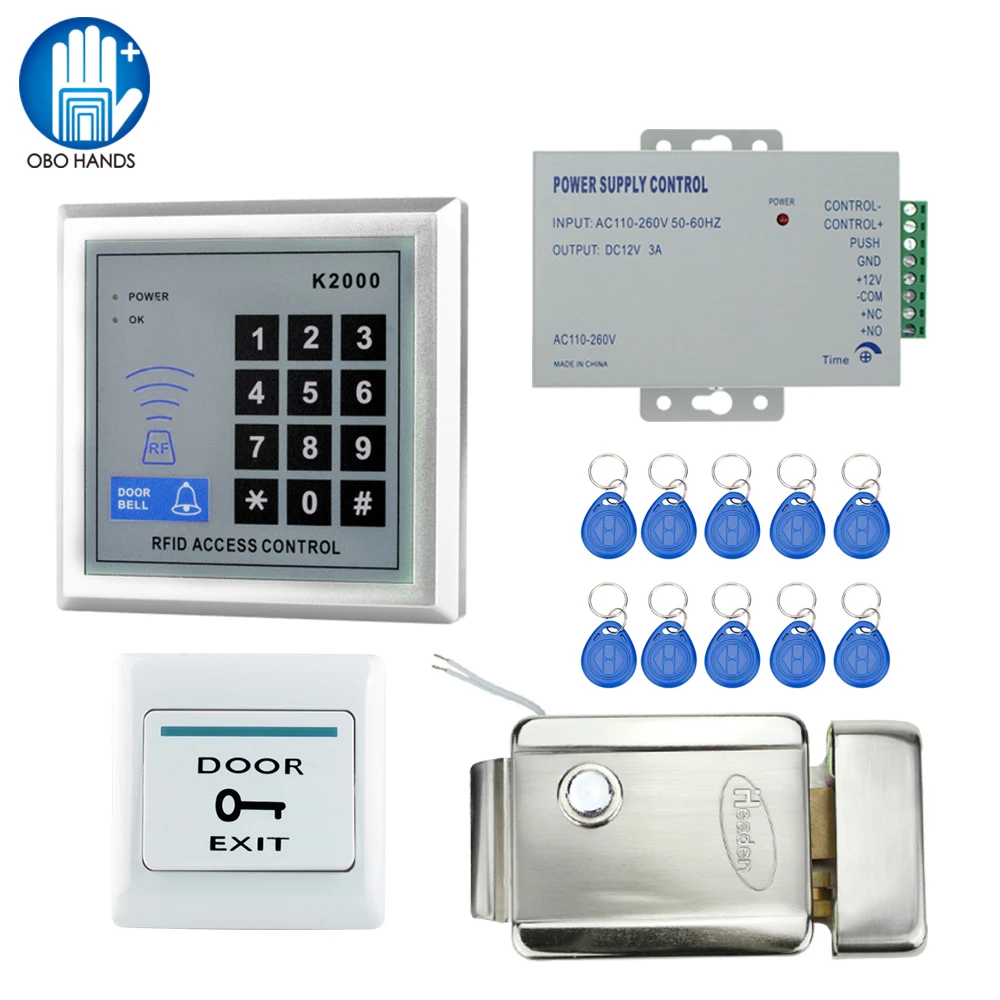 125KHz Access Control System Kit Set RFID Reader Standalone Access ...