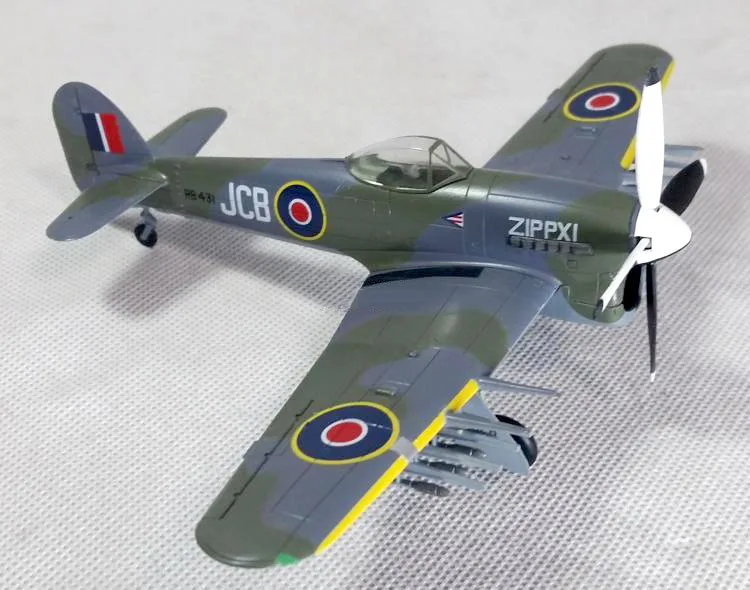 Hawker Typhoon Fighterbomber Aircraft Wood Model Replica