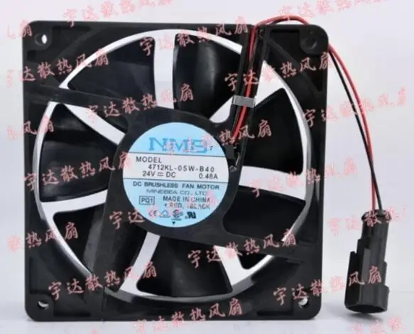 Original ABB inverter ACS800 fan 24V 0.48A 4712KL-05W-B40 120*120*32 2 ...