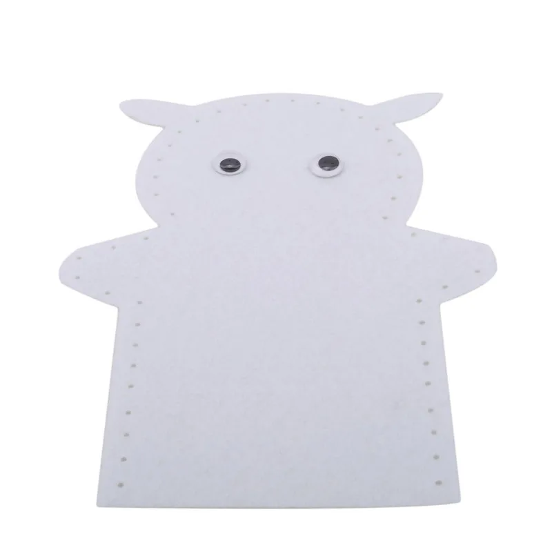 Self Made DIY Cute Cartoon Animals Doll Kids Glove Finger Education ...