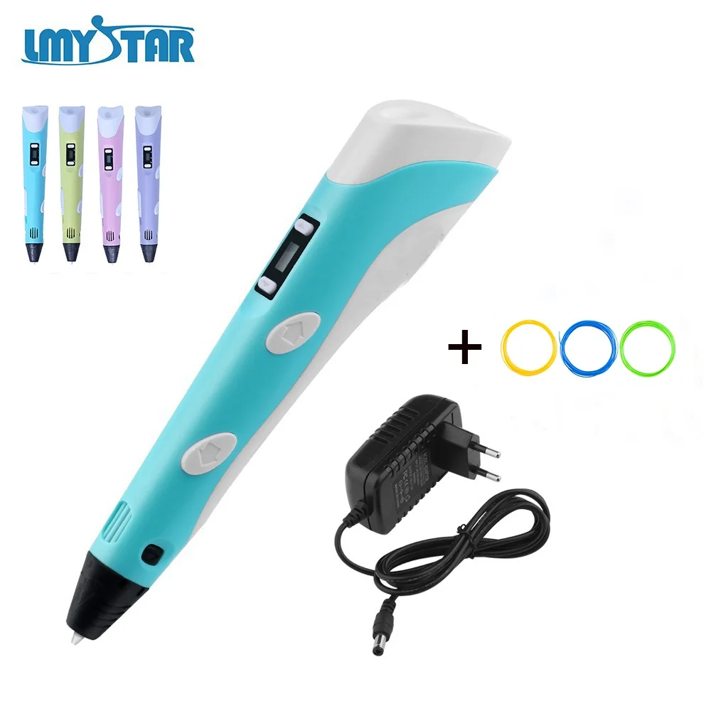 LMYSTAR 3D Pen LED Display Screen 2nd Generation 3D Printer Pen Drawing ...