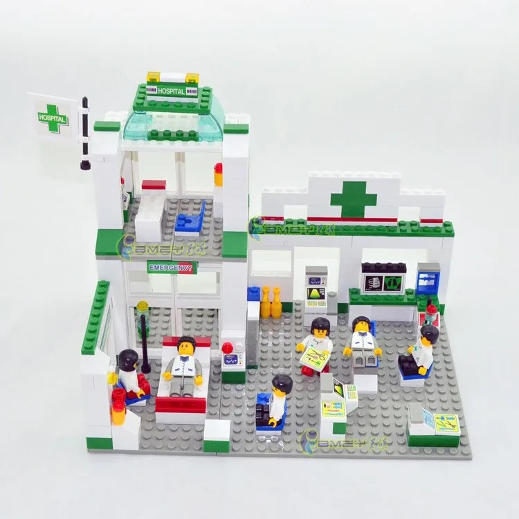 Sluban Hospital Emergency Center B5600 Building Blocks Sets 376pcs ...