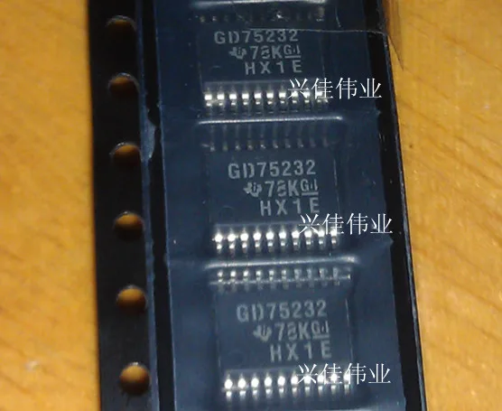 Free Shipping Gd75232pwr Gd75232 Gd75232pw Ic Multiple Rs-232 Drivers And Receivers Tssop-20 0 ...