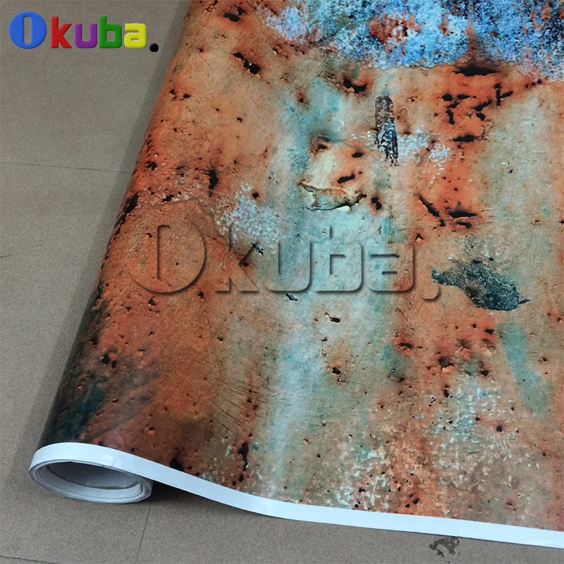 Blue Rust Vinyl Car Wrap Full Body Car Sticker Rusty Style Camouflage ...