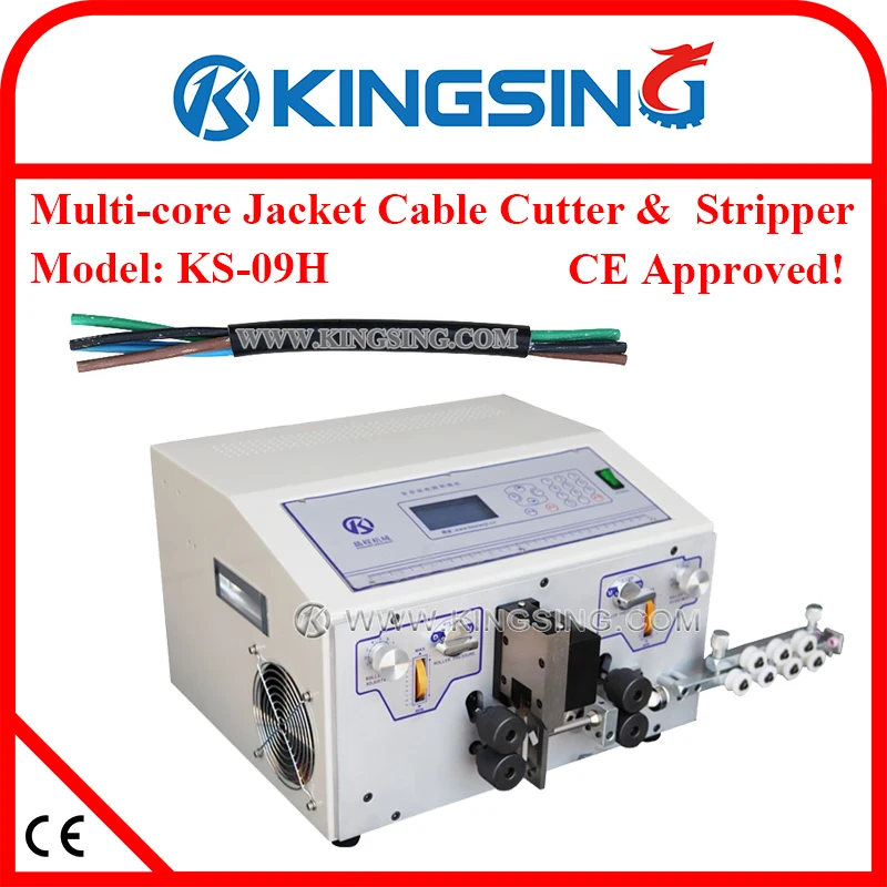 Popular Model Multi Core Wire Cable Cutting Stripping Machine Automatic Cable Stripper Peeler